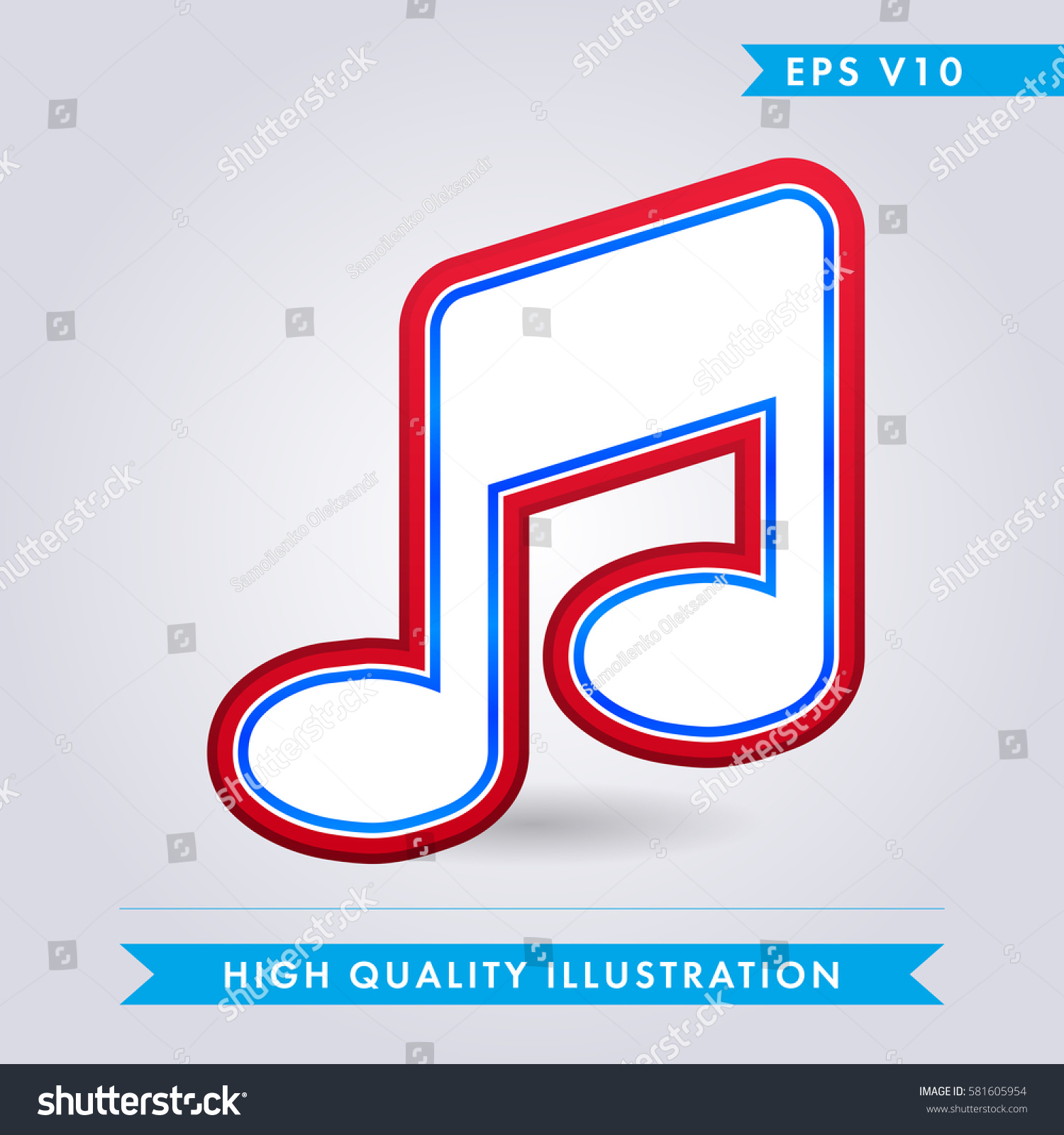 Melody Icon Stock Vector (Royalty Free) 581605954 | Shutterstock