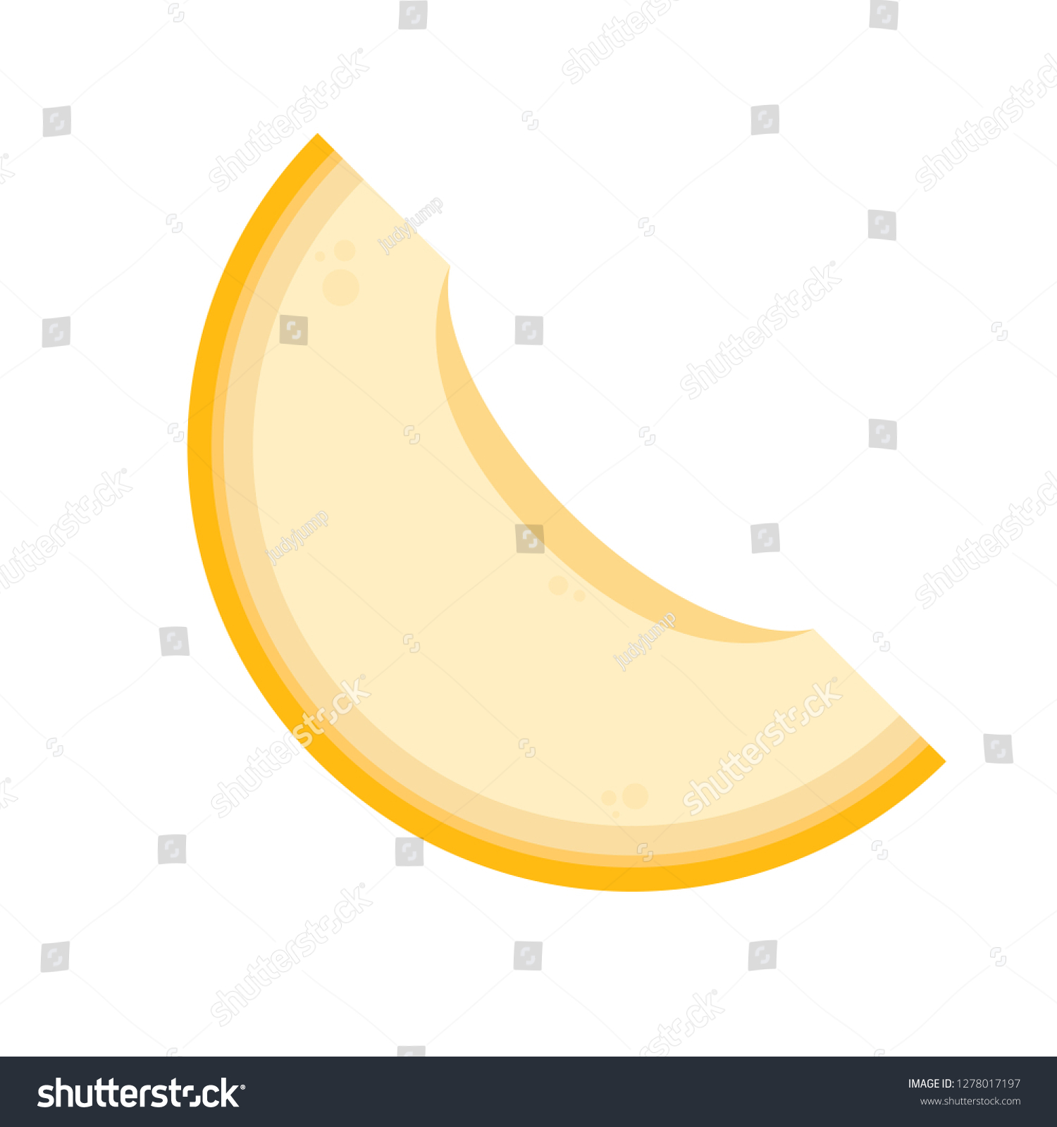 Melon Symbol Vector Logo Design Stock Vector (Royalty Free) 1278017197 ...