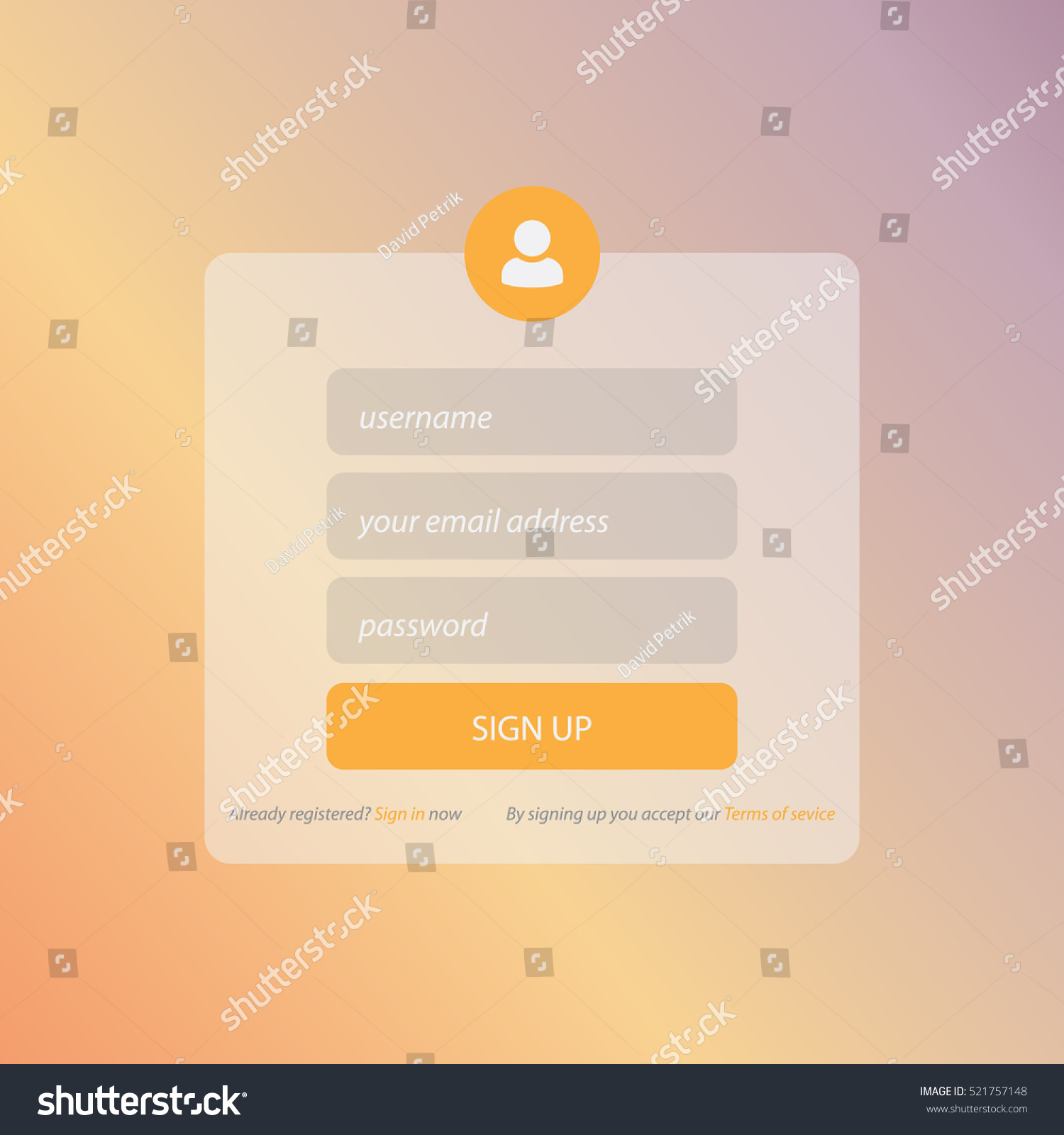 Member Login Template Website Mobile Computer Stock Vector (Royalty ...