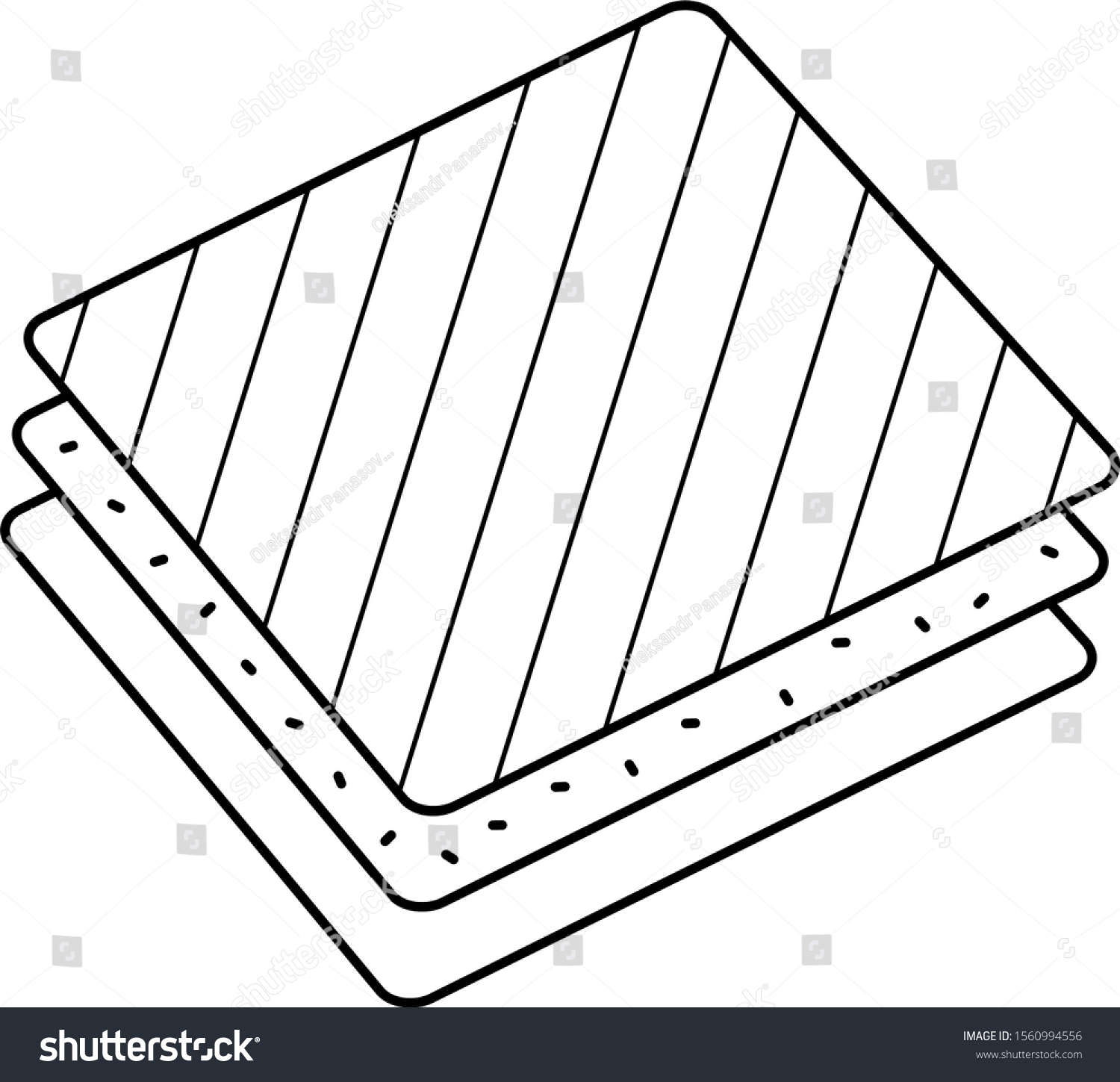 Membrane Materials Vector Outline Icon Stock Vector (Royalty Free ...