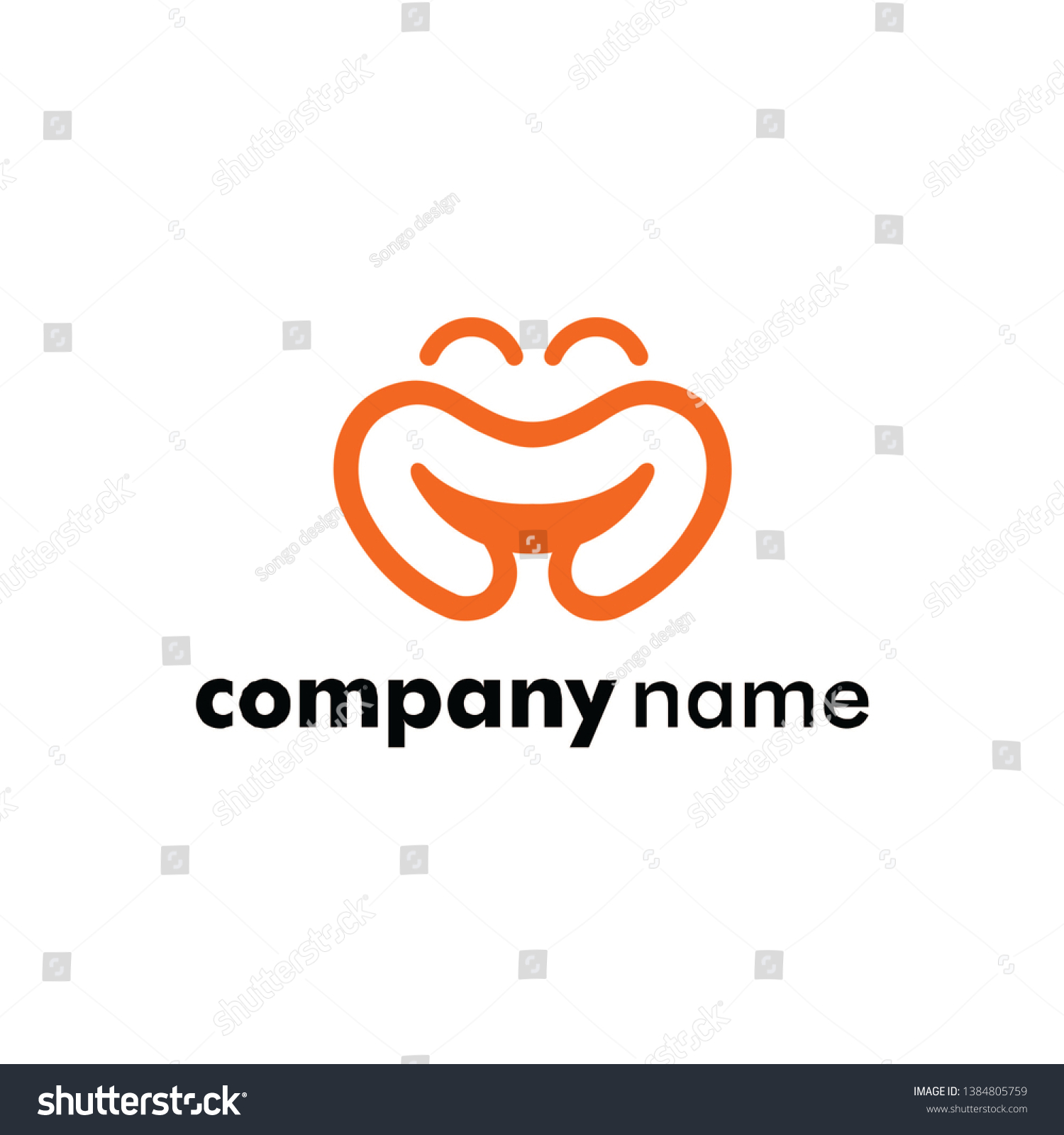 Meme Logo Smile Free Vector Eps10 Stock Vector (Royalty Free ...