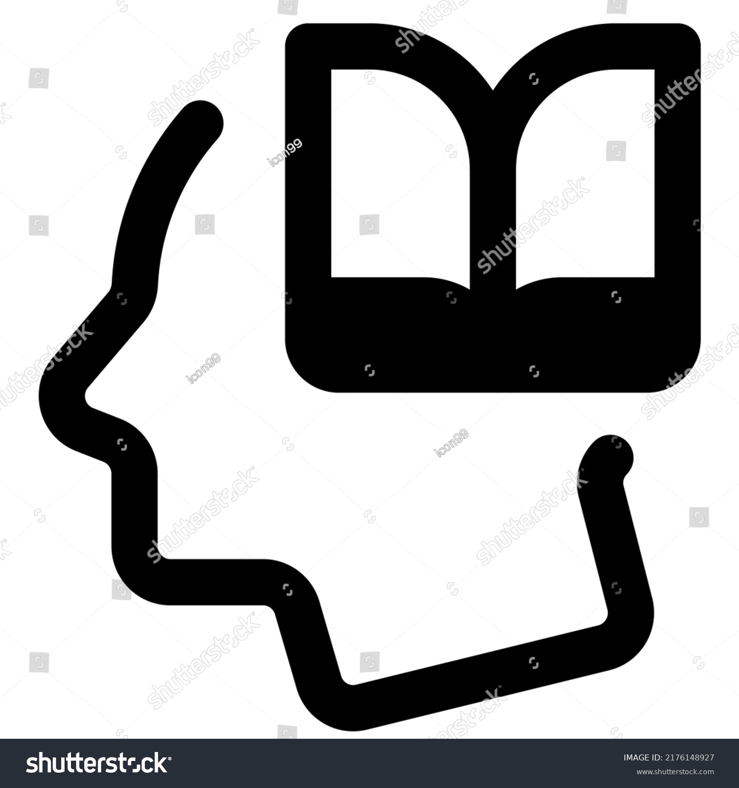Memorizing Books School Syllabus Exams Layout Stock Vector (Royalty ...