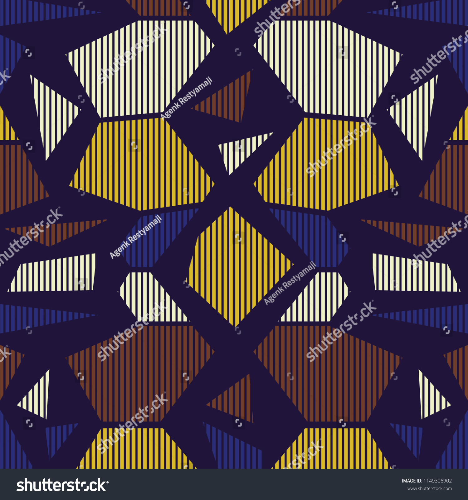 Memphis Style Background Vertical Stripes Stock Vector (Royalty Free ...