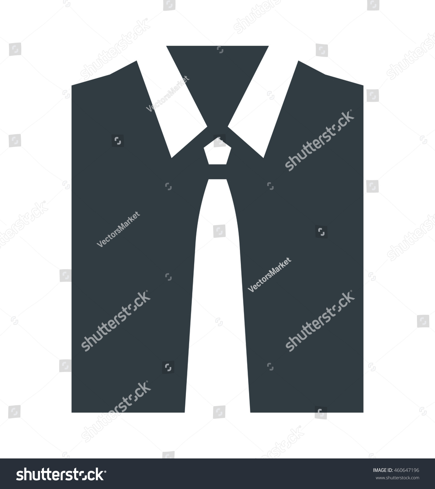 Men Clothing Vector Icon Stock Vector (Royalty Free) 460647196