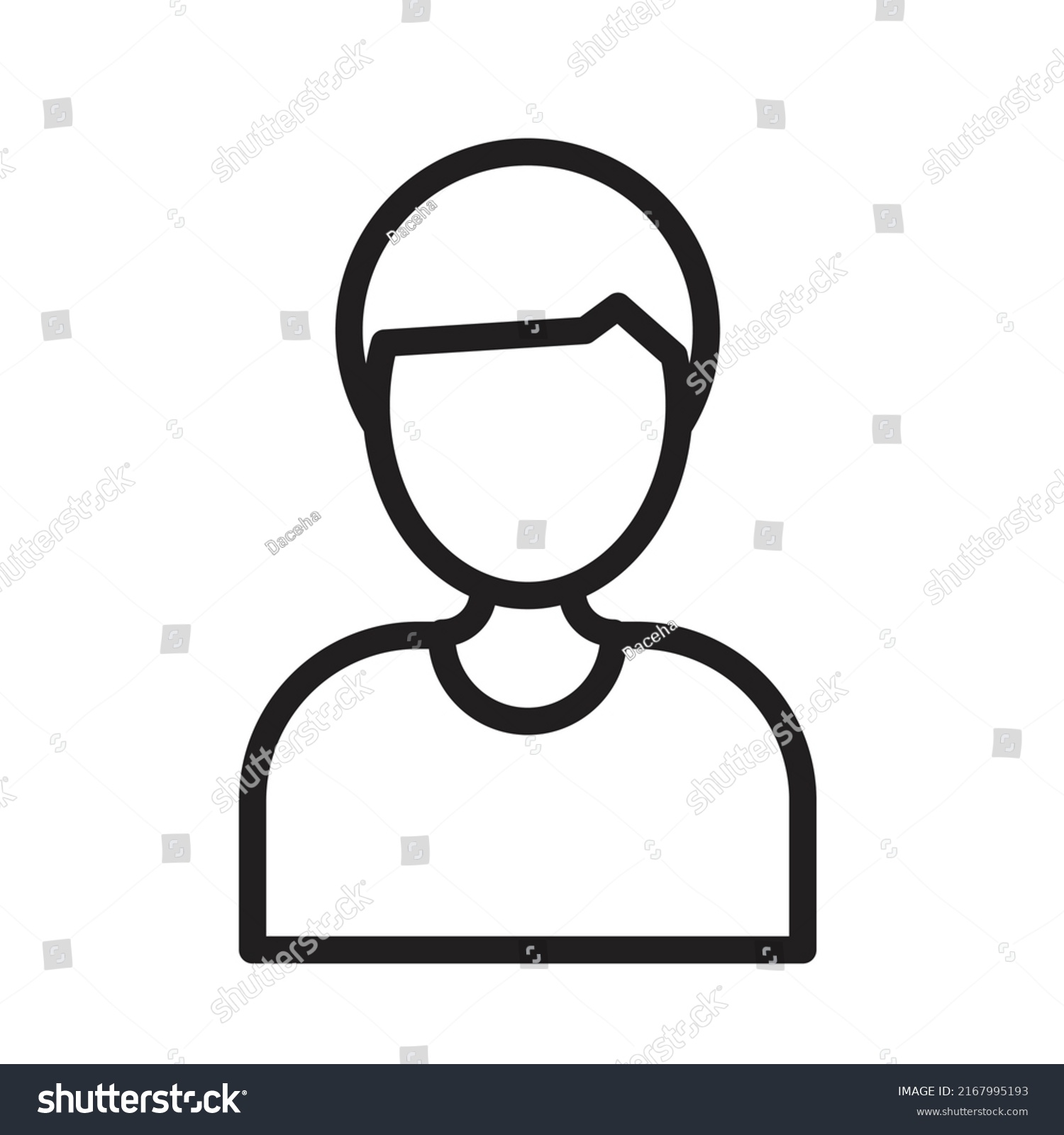 Men Icon Vector Website Symbol Presentation Stock Vector (Royalty Free ...