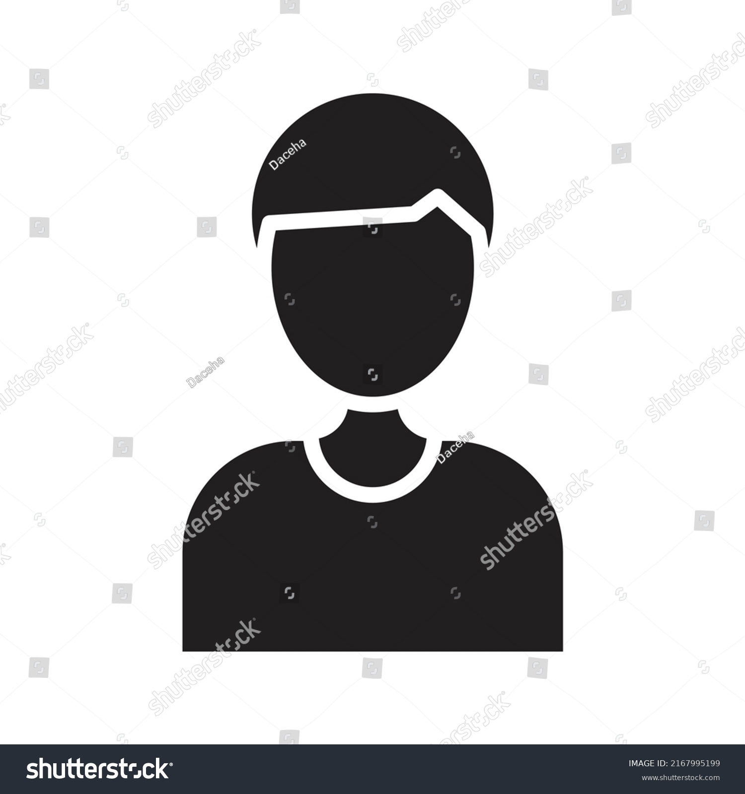 Men Icon Vector Website Symbol Presentation Stock Vector (Royalty Free ...
