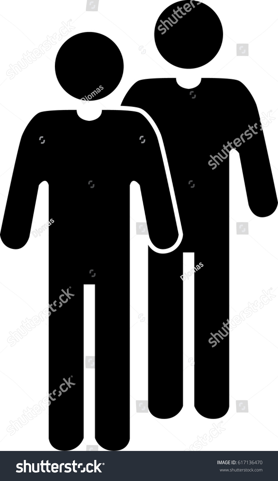 Men Icons Stock Vector (Royalty Free) 617136470