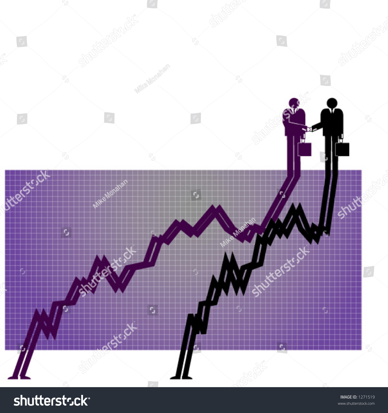 Men Growth Graph Stock Vector (Royalty Free) 1271519 | Shutterstock