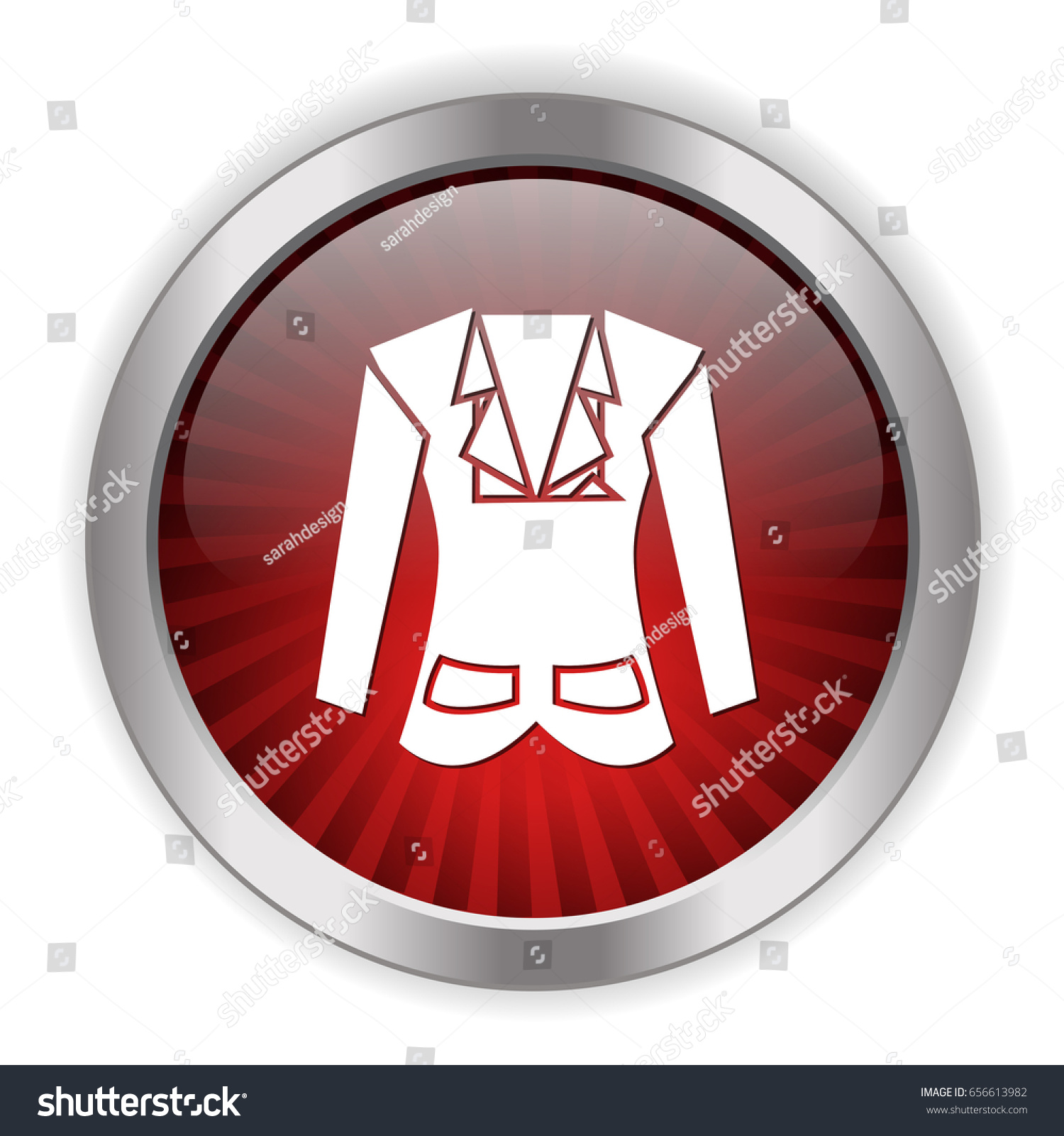 Men Suit Jacket Icon Stock Vector (Royalty Free) 656613982 | Shutterstock