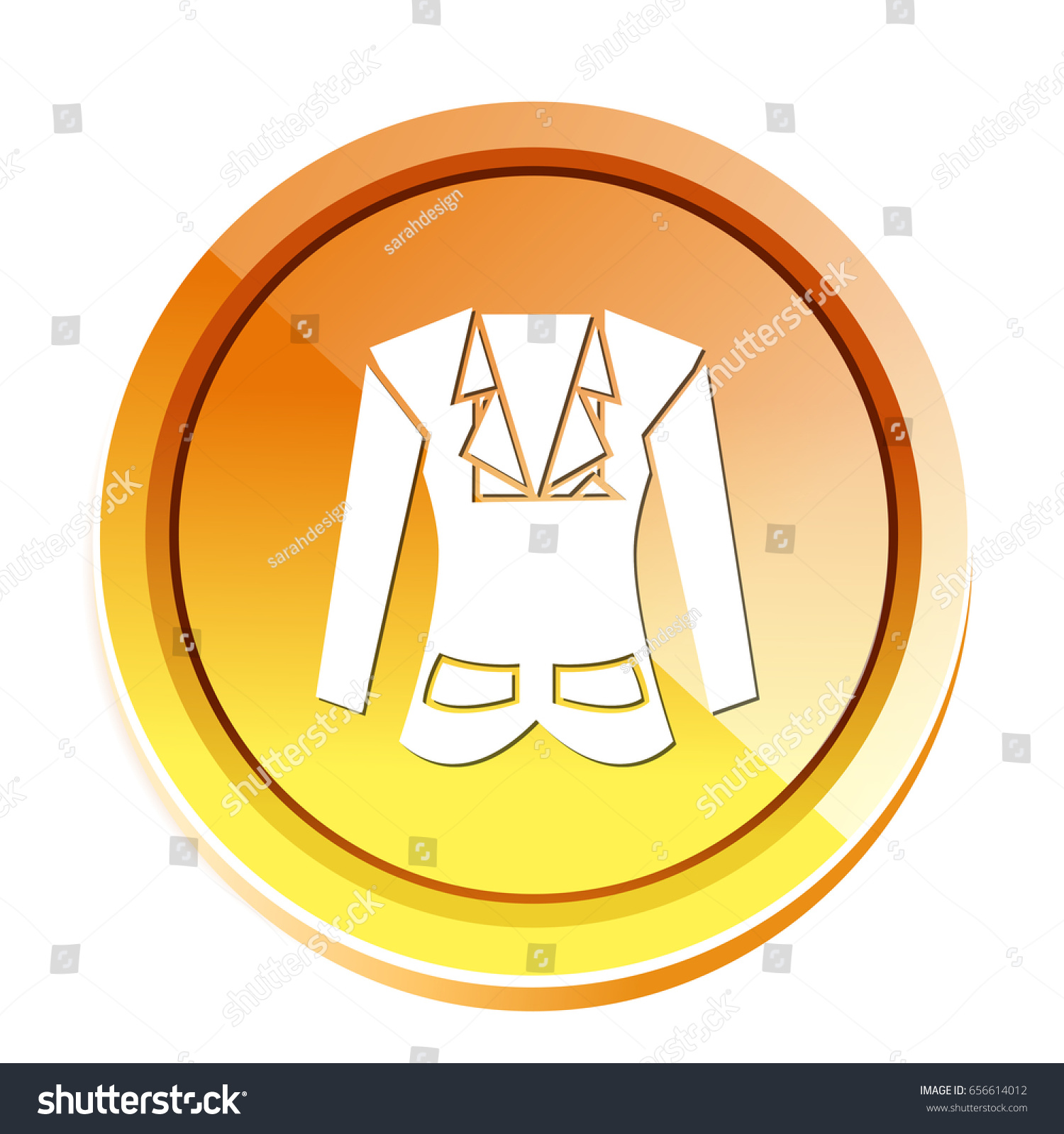 Men Suit Jacket Icon Stock Vector (Royalty Free) 656614012 | Shutterstock