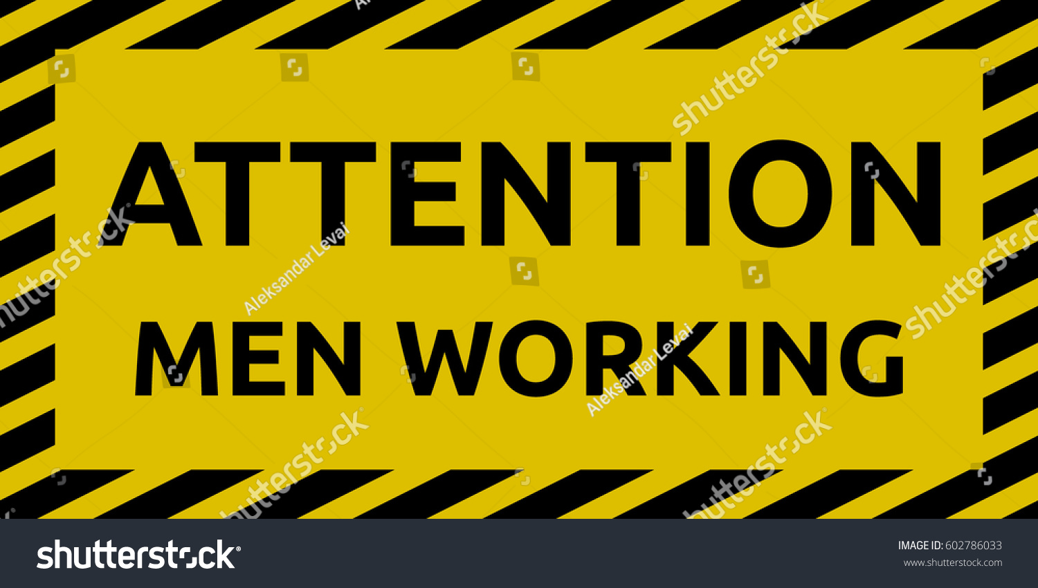 Men Working Sign Stock Vector (Royalty Free) 602786033 | Shutterstock