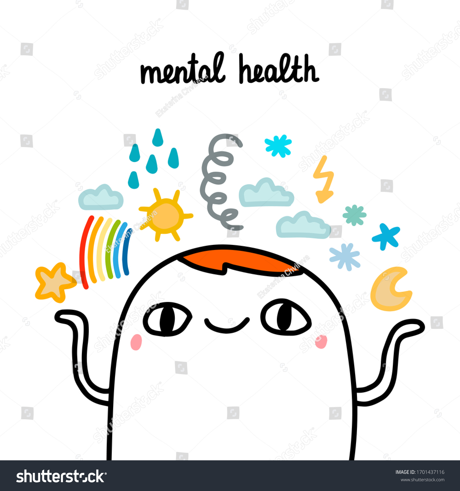 Mental Health Hand Drawn Vector Illustration: เวกเตอร์สต็อก (ปลอดค่า ... Mental Health Hand Drawn Vector Illustration: เวกเตอร์สต็อก (ปลอดค่า ...