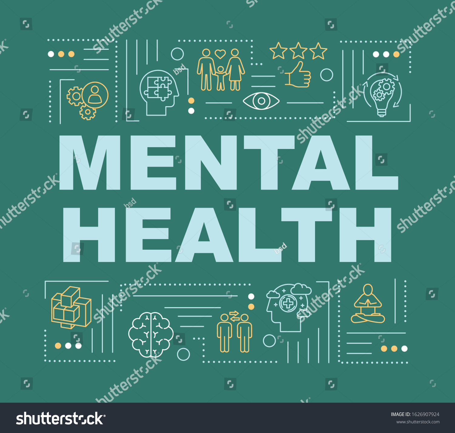 Mental Health Word Concepts Banner Happy Stock Vector (Royalty Free ... Mental Health Word Concepts Banner Happy Stock Vector (Royalty Free ...