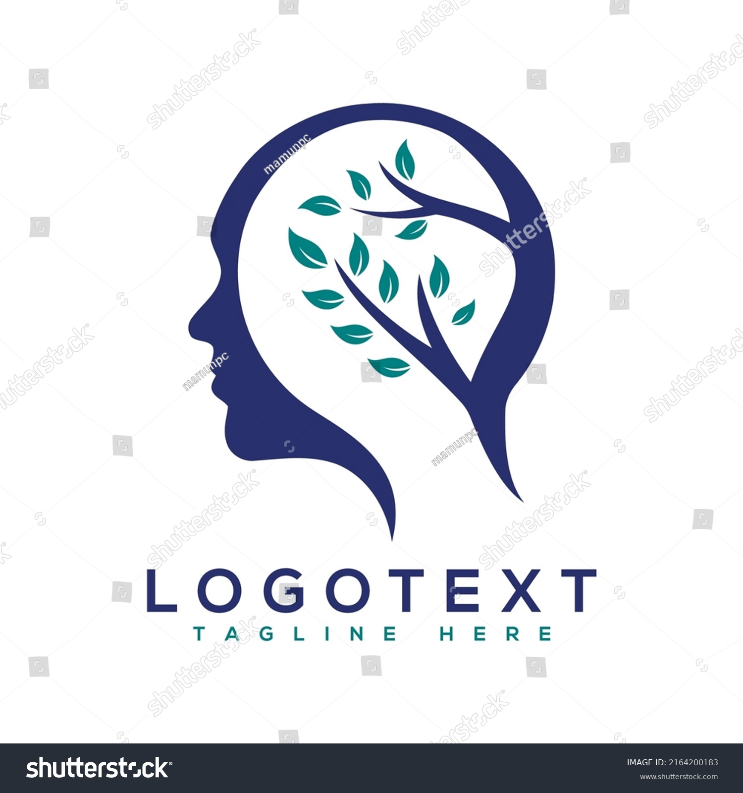 Mental Wellness Logo Icon Vector Image Stock Vector (Royalty Free ...