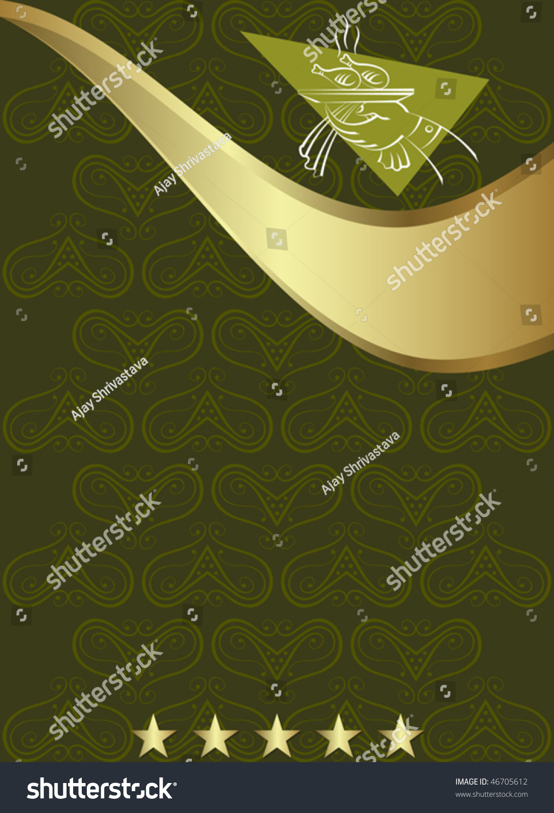 Menu Card Design Template Stock Vector (Royalty Free) 46705612 ...