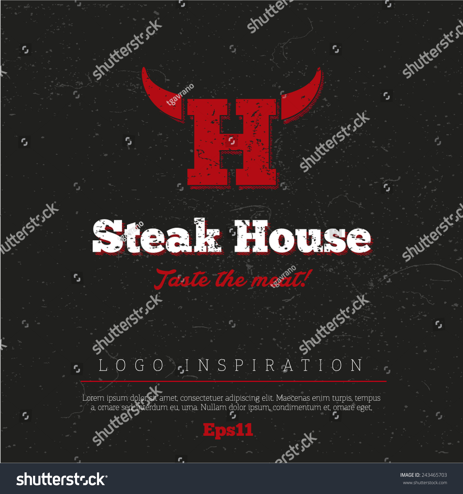 Menu Logo Design Background Restaurant Stock Vector (Royalty Free ...