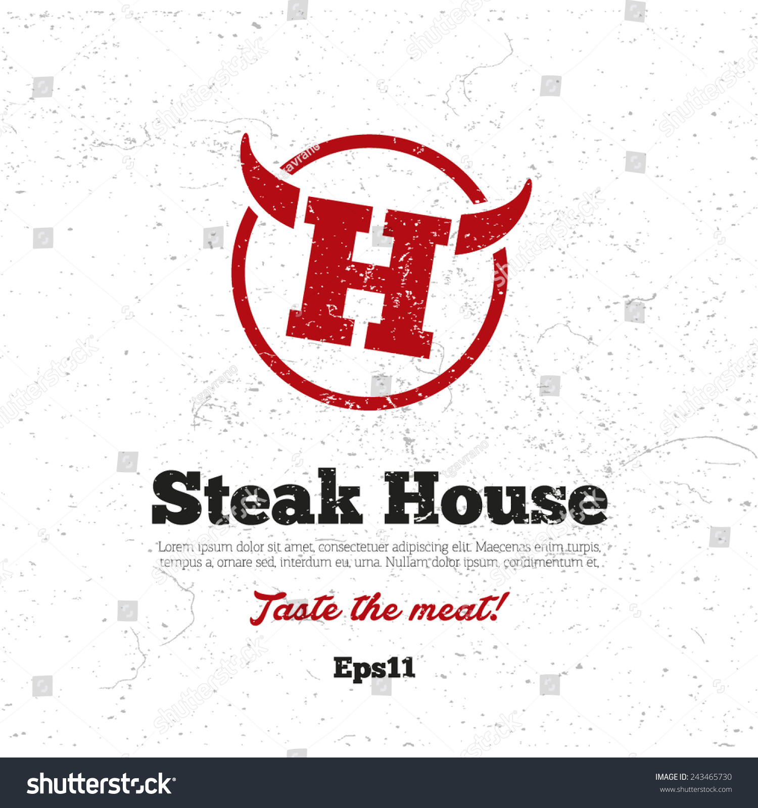 Menu Logo Design Background Restaurant Stock Vector (Royalty Free ...