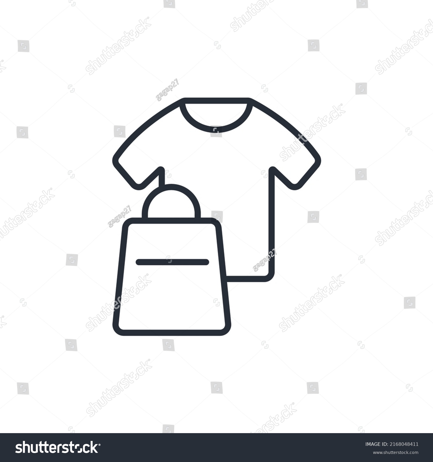 Merchandise Icons Symbol Vector Elements Infographic Stock Vector ...