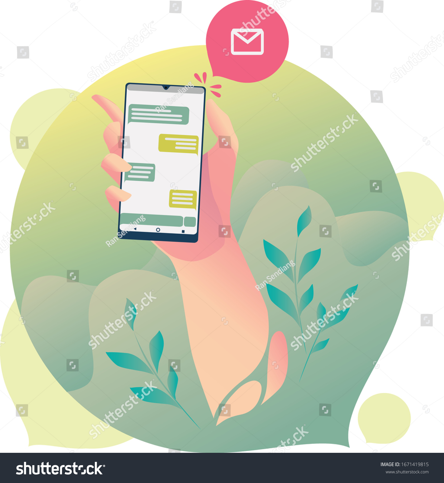 2,319 Handphone flat design Images, Stock Photos & Vectors | Shutterstock