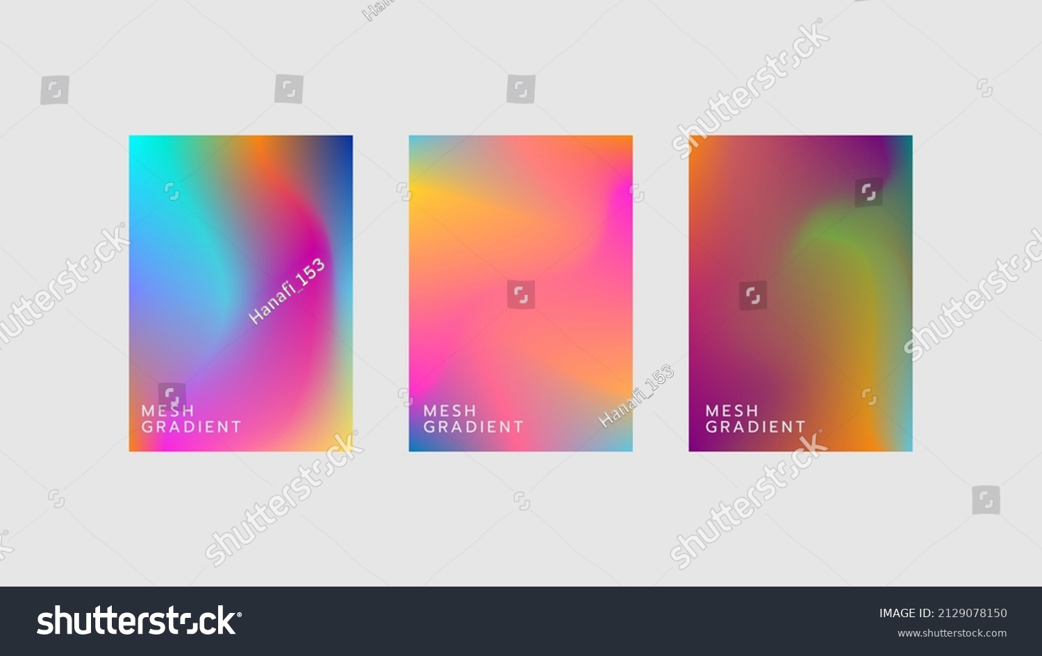 Mesh Gradient Wallpaper Designs Themes Templates Stock Vector (Royalty ...