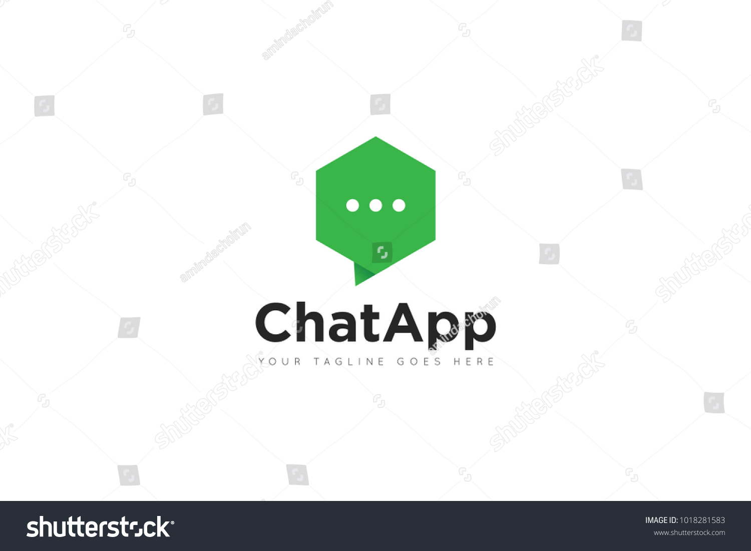 Message Logo Buble Vector Chat Logo Stock Vector (Royalty Free ...