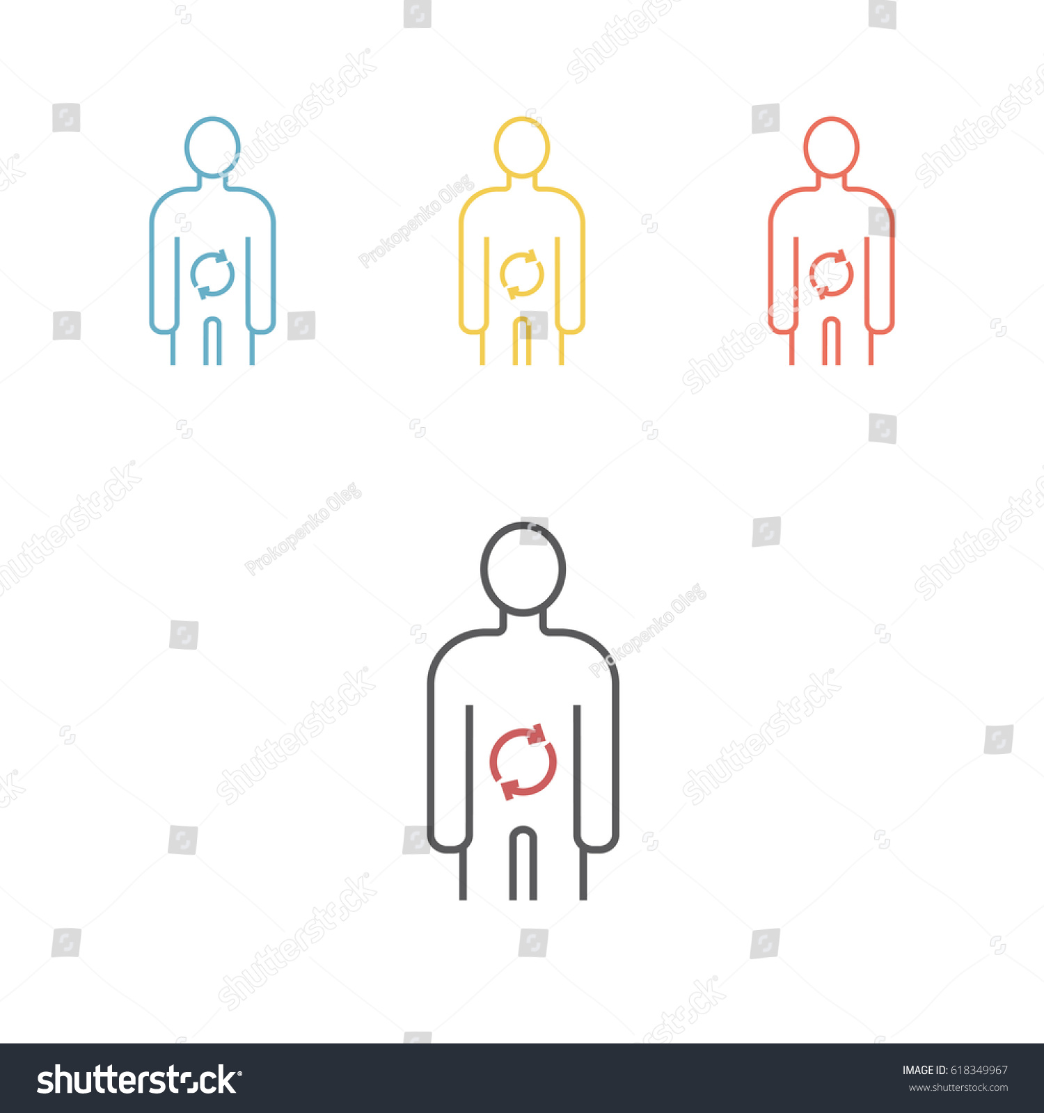 Metabolism Vector Icon Web Graphic Stock Vector (Royalty Free) 618349967