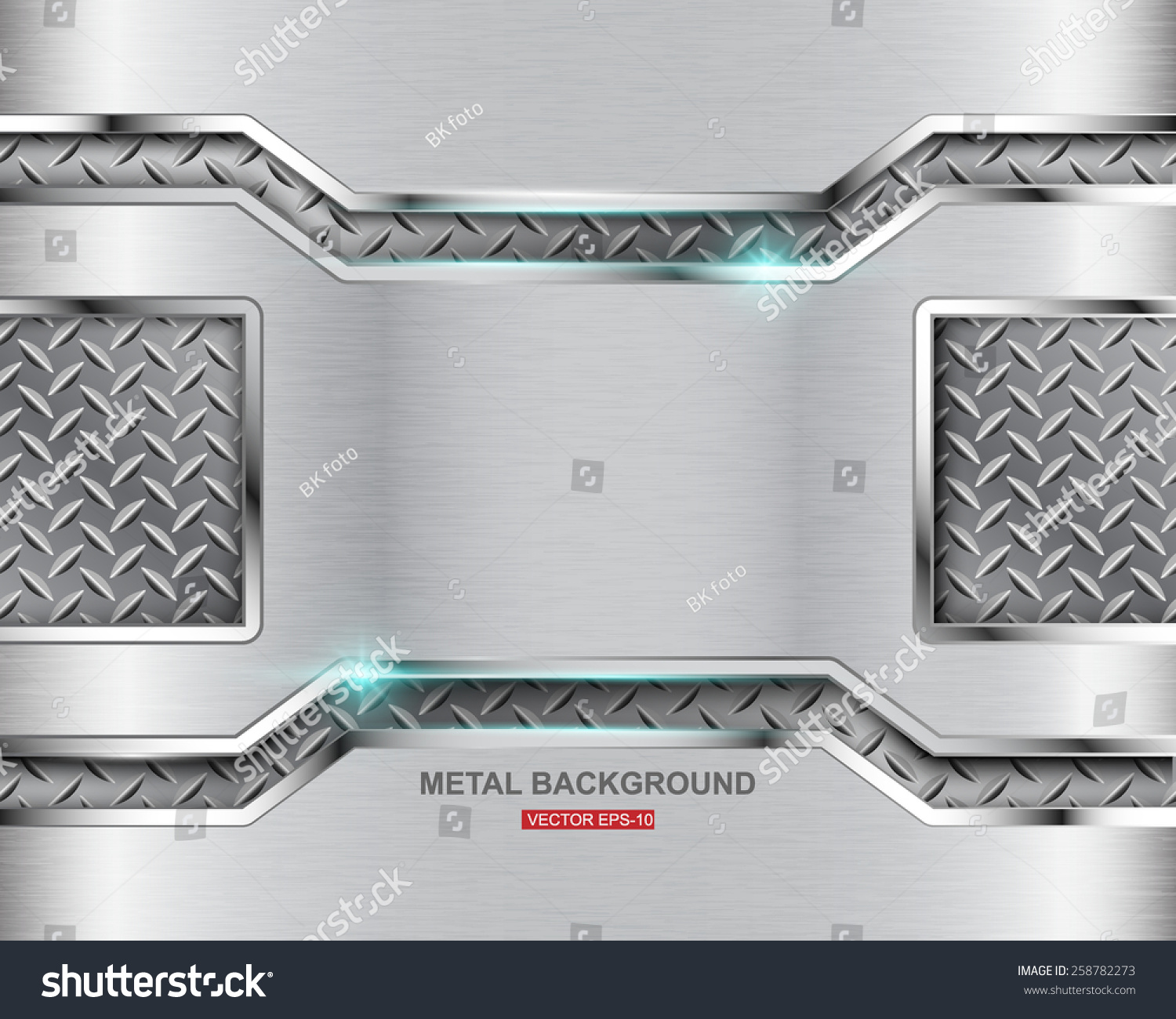 Metal Backgroundvector Illustration Stock Vector (Royalty Free ...
