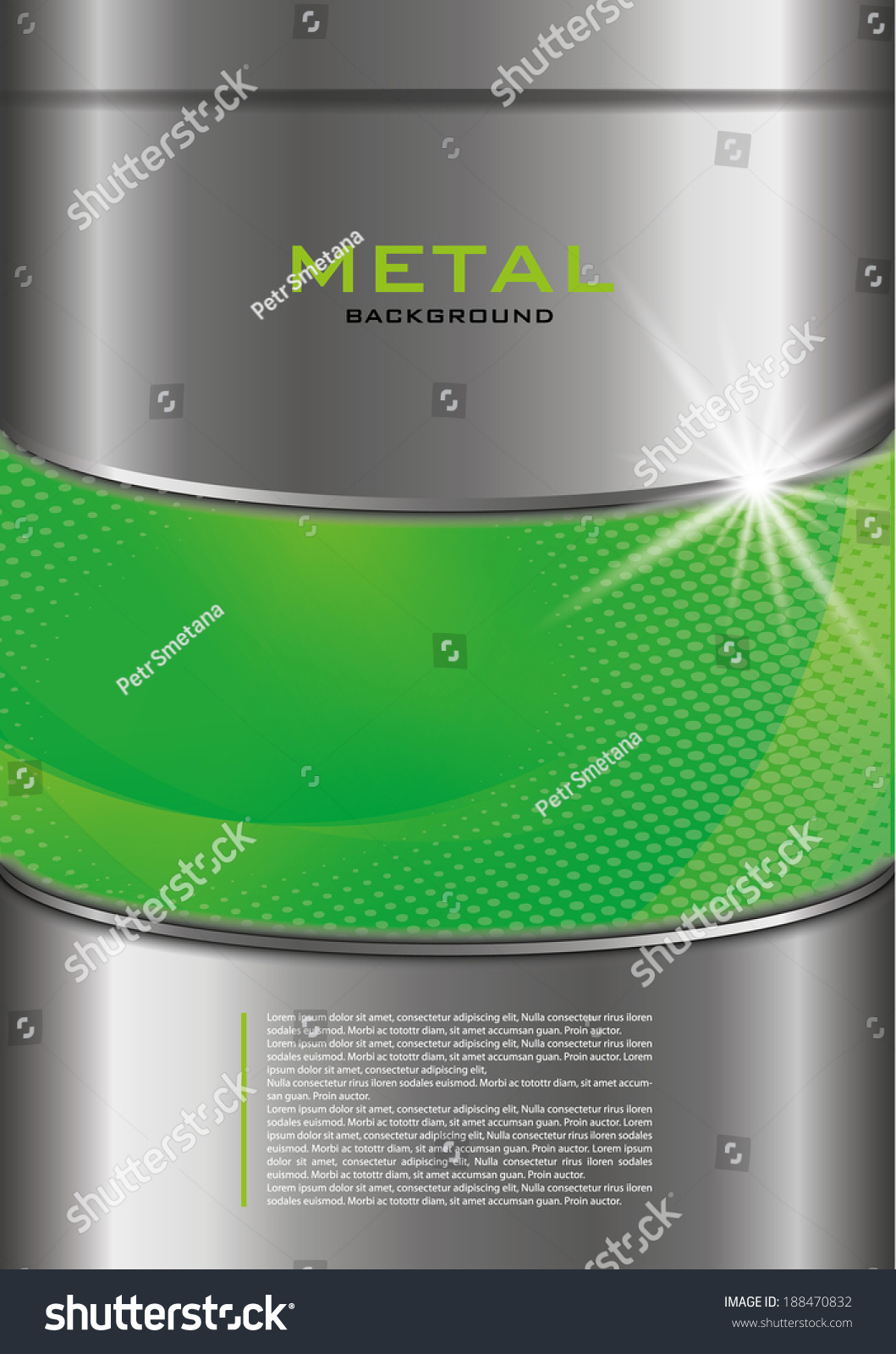Metal Chrome Vector Background Stock Vector (Royalty Free) 188470832 ...