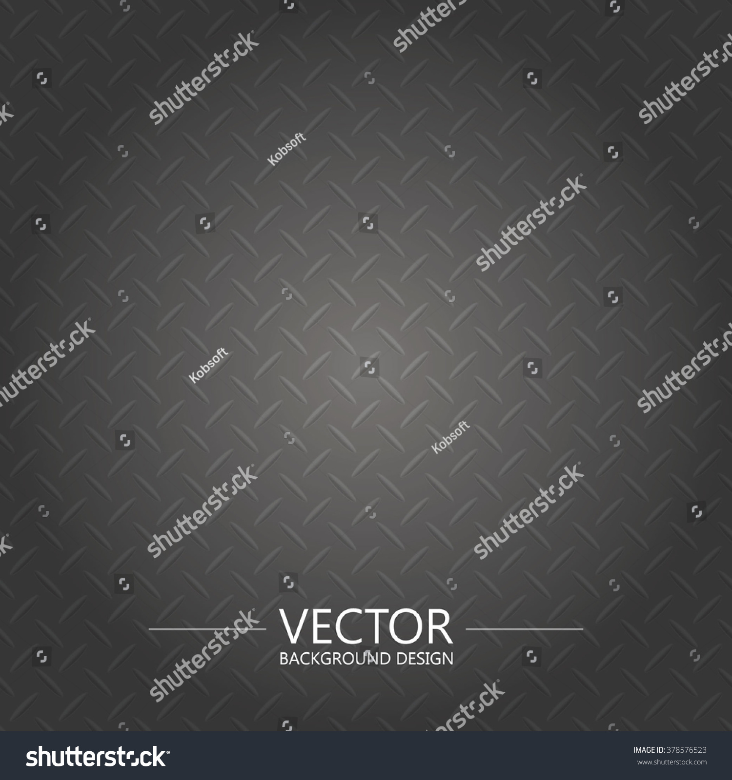 Metal Plate Texture Iron Sheet Vector Stock Vector (Royalty Free) 378576523