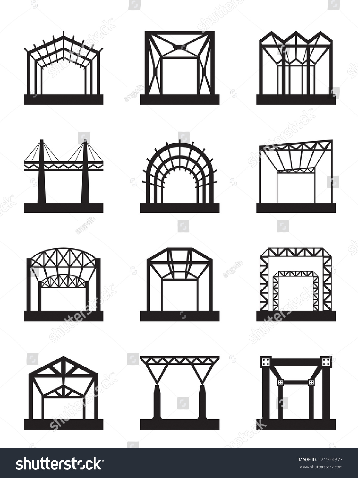 236,028 Steel construction icon Images, Stock Photos & Vectors ...