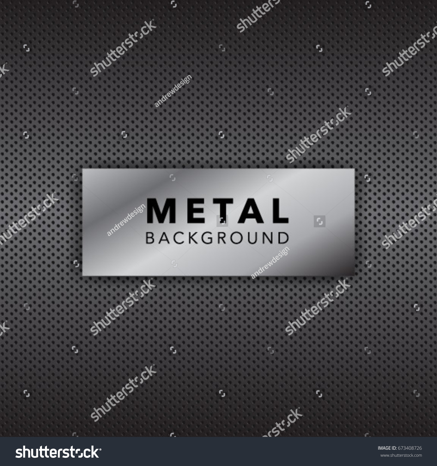 Metal Holes Background Vector Stock Vector (Royalty Free) 673408726 ...