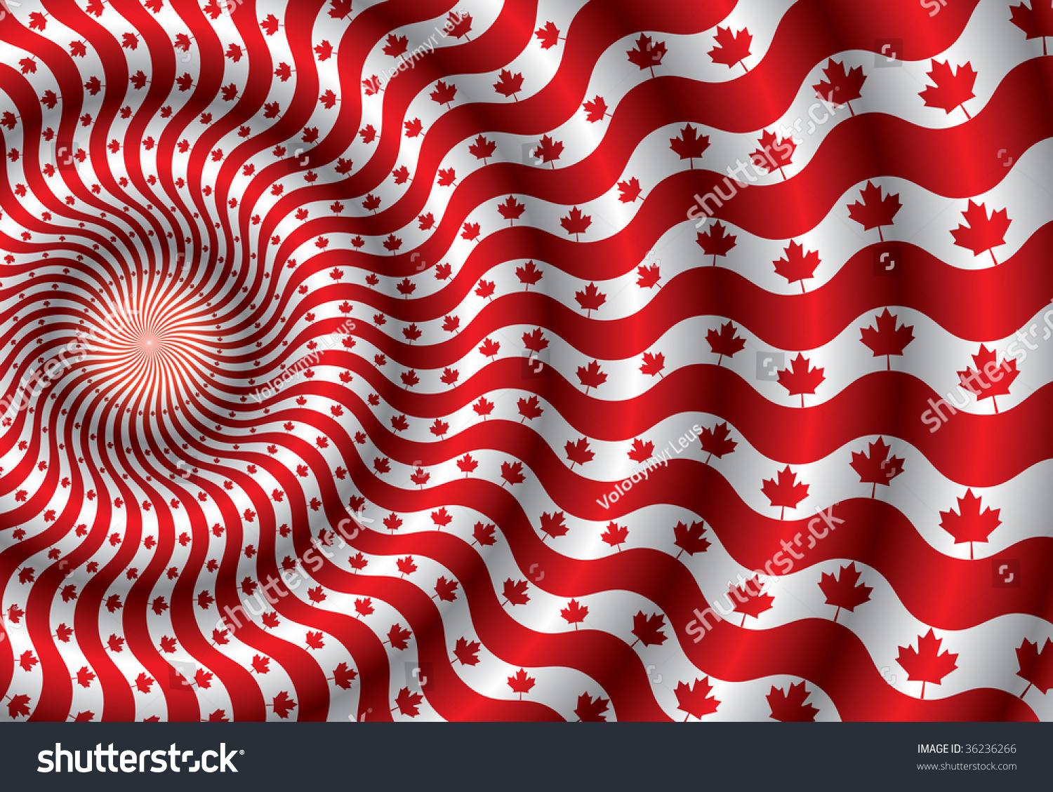 Metaphor Canadian Flagvector Cmyk Stock Vector (Royalty Free) 36236266 ...