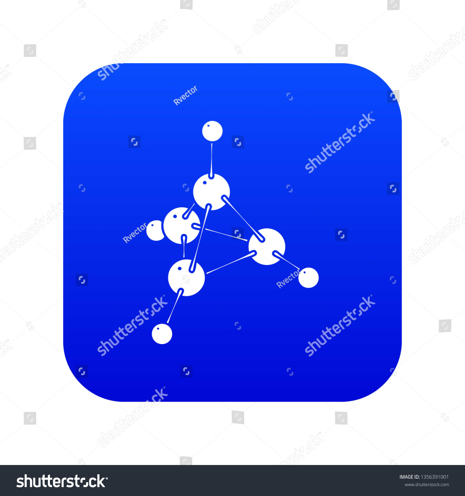 Methanol Icon Blue Vector Isolated On Stock Vector (Royalty Free ...