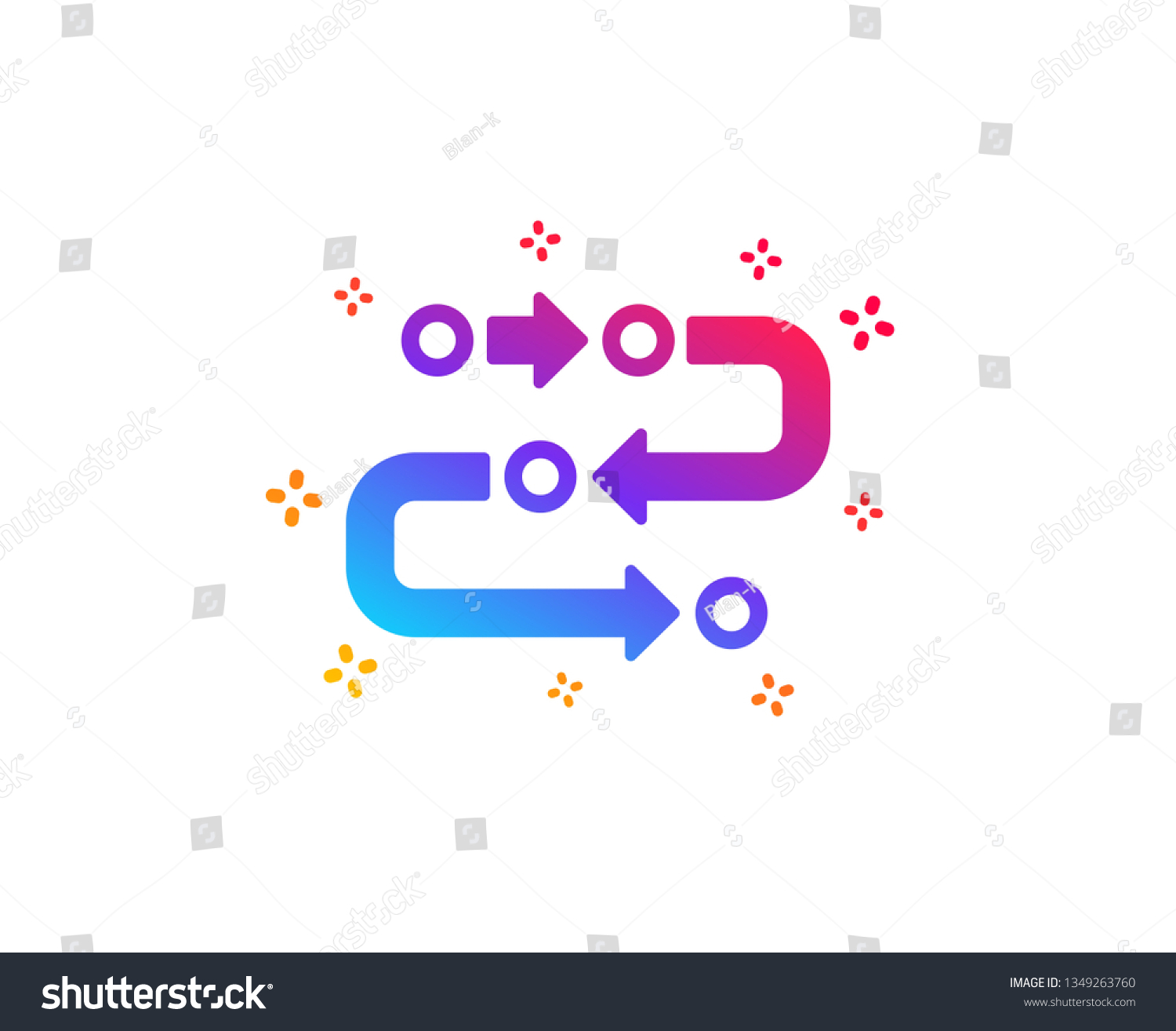 Methodology Icon Development Process Sign Strategy Stok Vektör ...