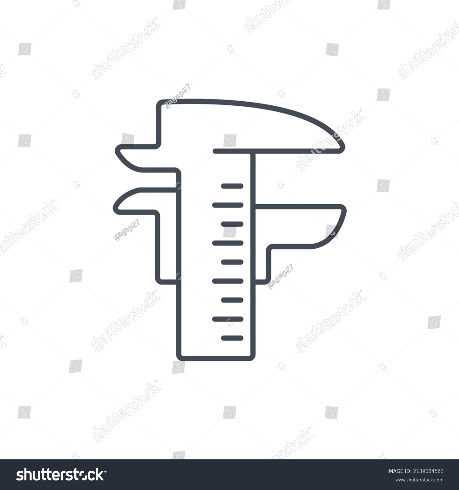 símbolo de símbolos de metrología elementos: vector de stock (libre de ...