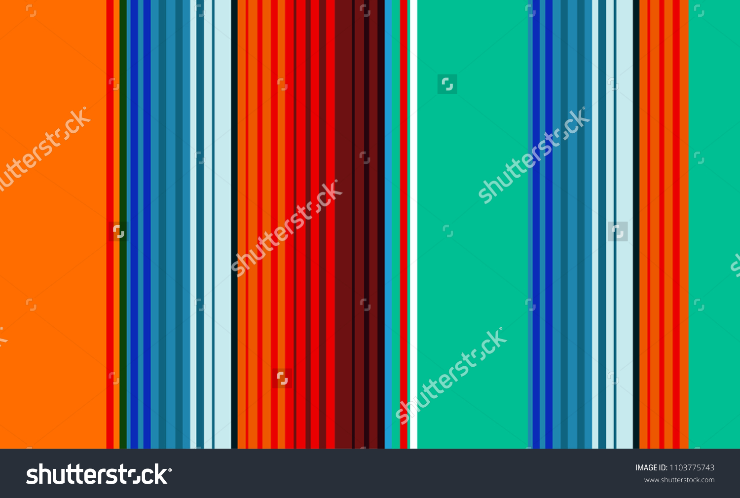 Mexican Colorful Sarape Pattern Stock Vector (Royalty Free) 1103775743 ...