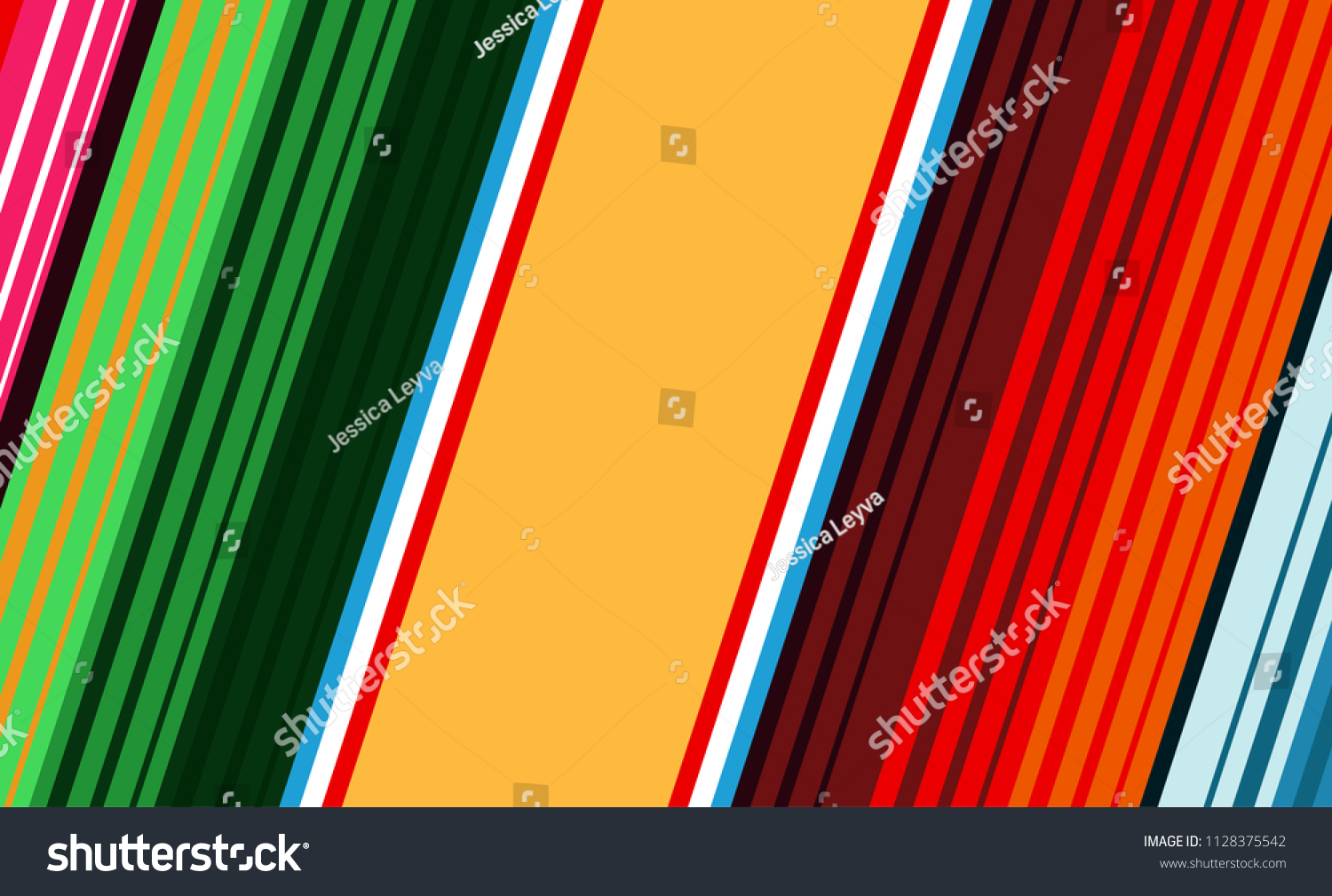 Mexican Colorful Sarape Pattern Stock Vector (Royalty Free) 1128375542 ...