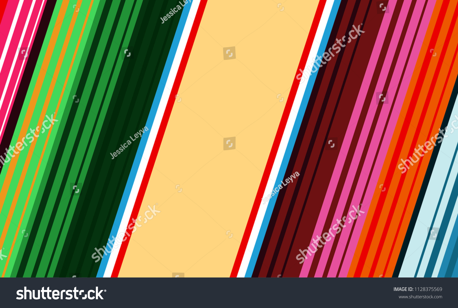 Mexican Colorful Sarape Pattern Stock Vector (Royalty Free) 1128375569 ...