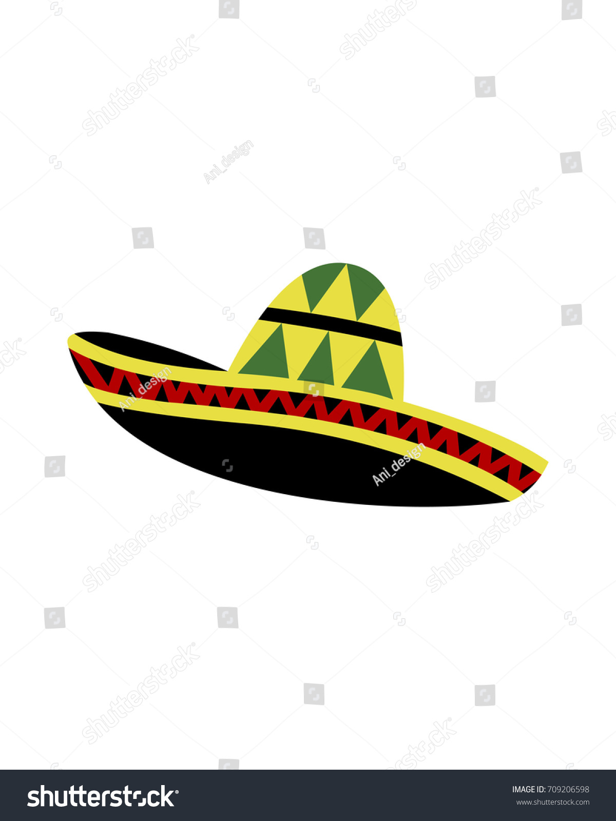 Mexican Logo Vector Stock Vector (Royalty Free) 709206598
