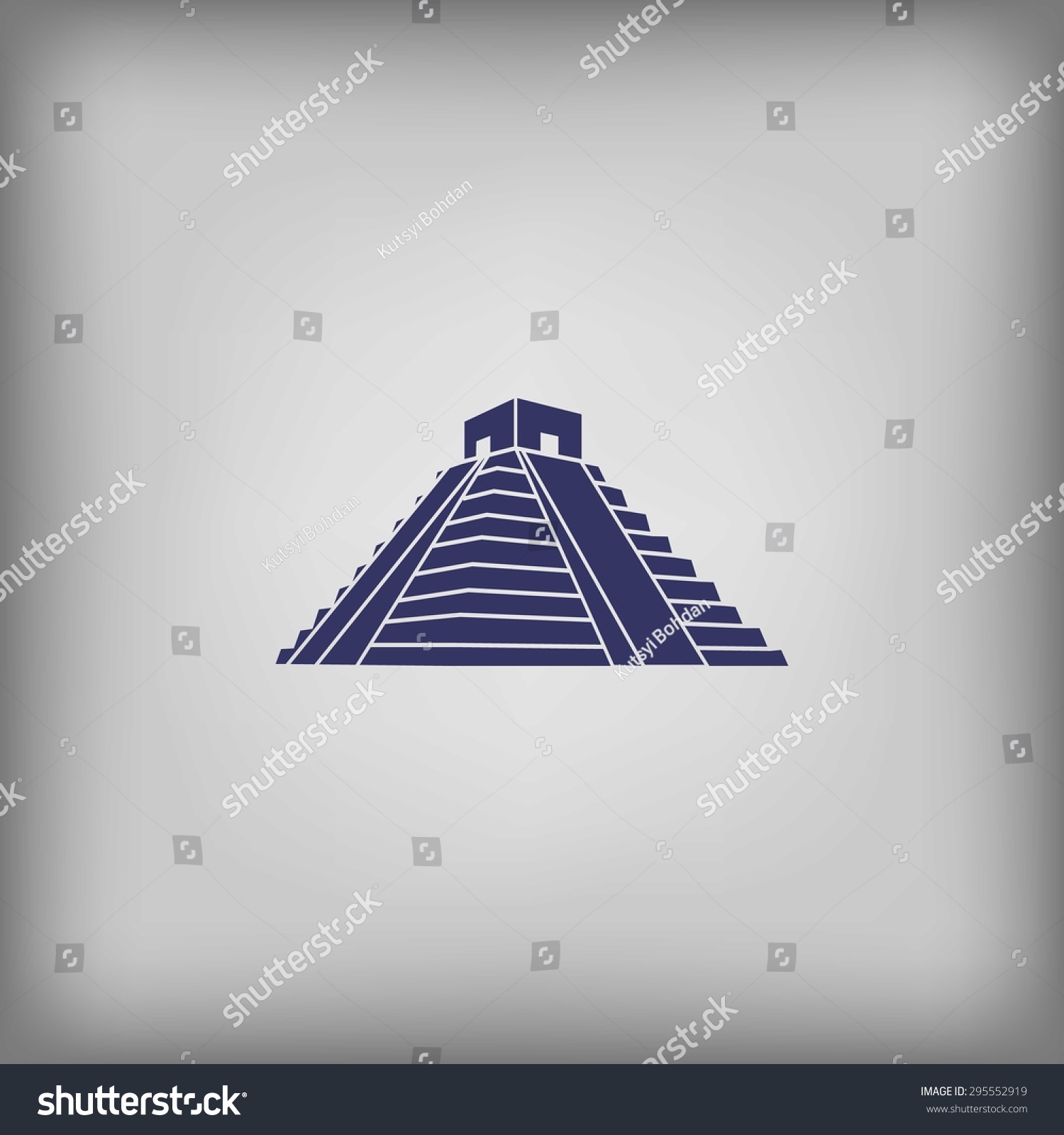 Mexican Mayan Pyramid Stock Vector (Royalty Free) 295552919 | Shutterstock