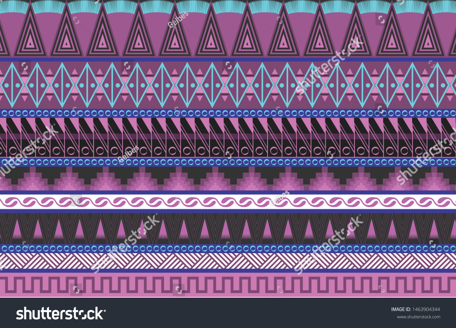 Mexican Textures Vector Illustration Pattern Oaxaca Stock Vector ...