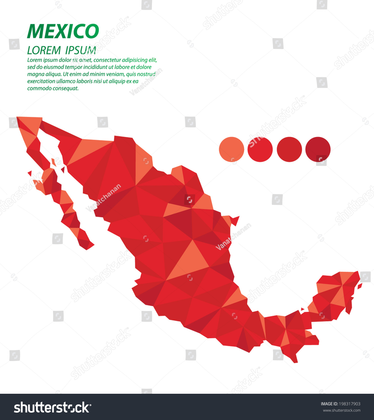 Mexico Geometric Concept Design Stock Vector (Royalty Free) 198317903 ...