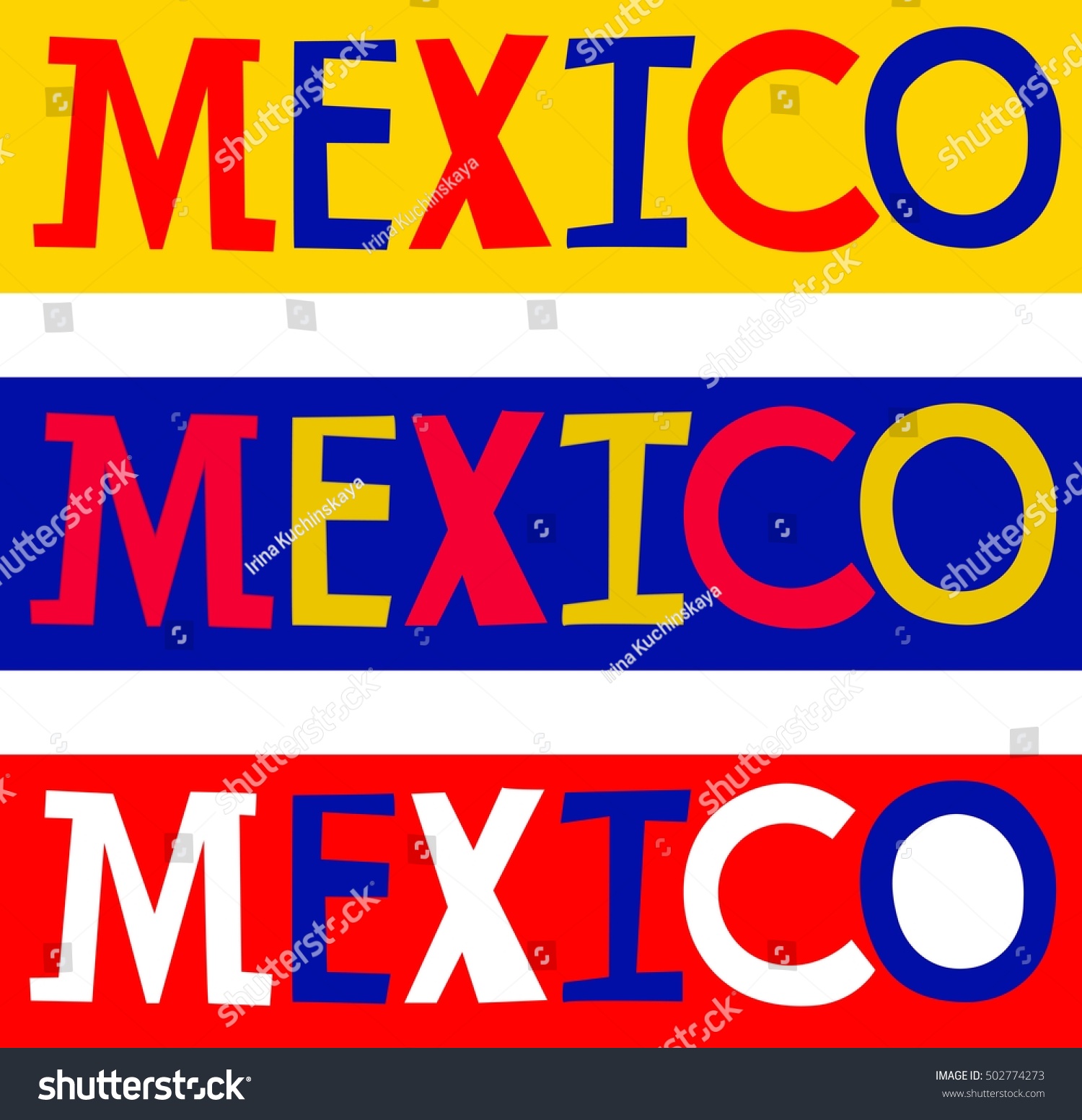 Mexico Word Logo Label Design Vector: เวกเตอร์สต็อก (ปลอดค่าลิขสิทธิ์ ...