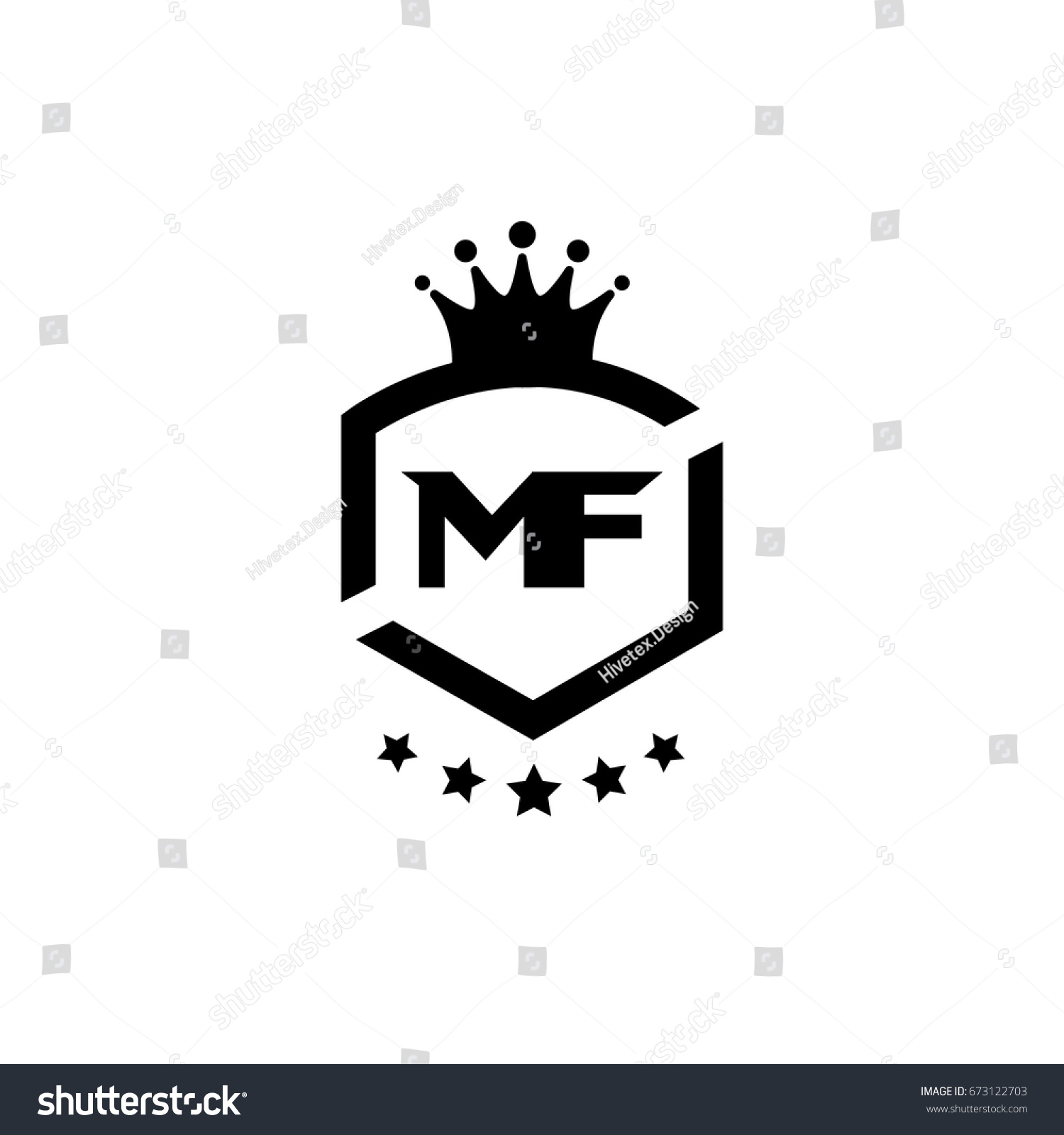 Vetor stock de MF Logo (livre de direitos) 673122703 - Shutterstock