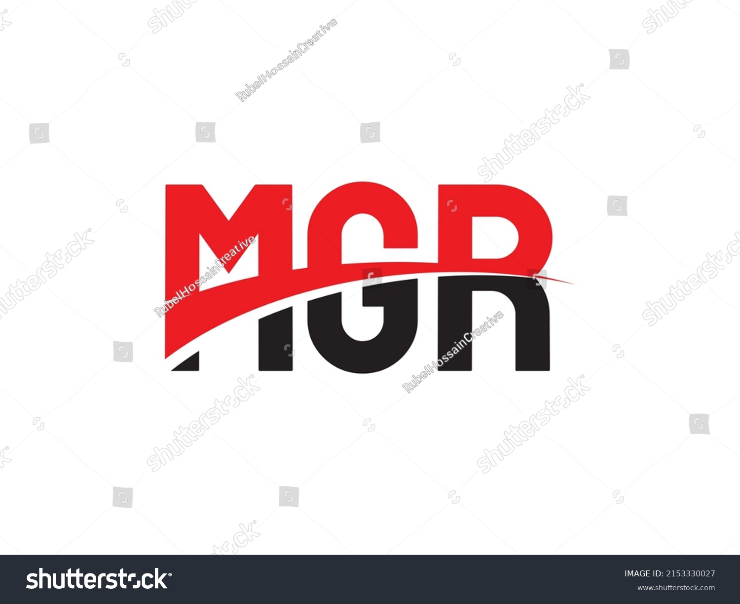 Mgr Letter Initial Logo Design Vector Stock Vector (Royalty Free ...