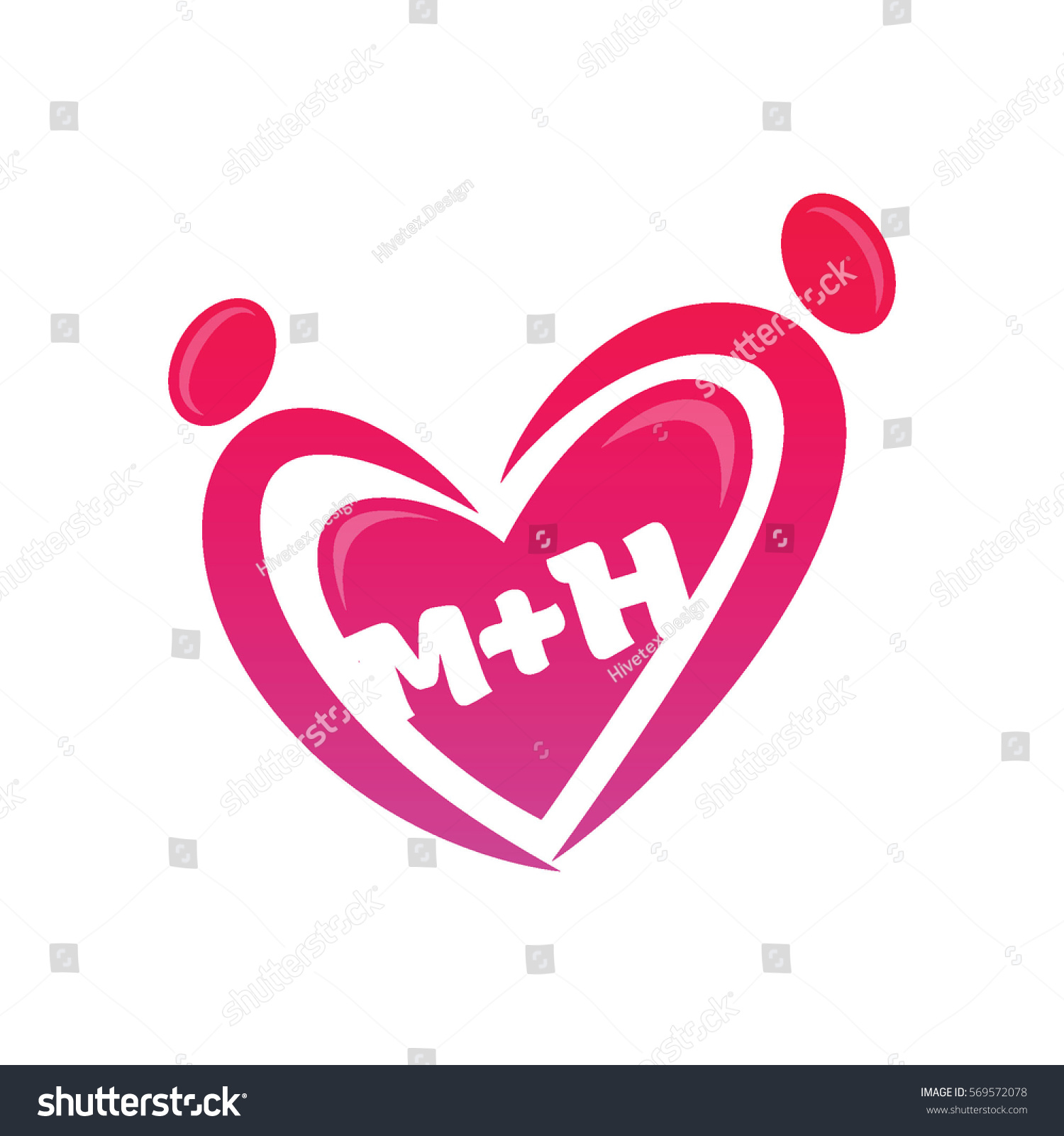 Mh Logo Stock Vector 569572078 - Shutterstock