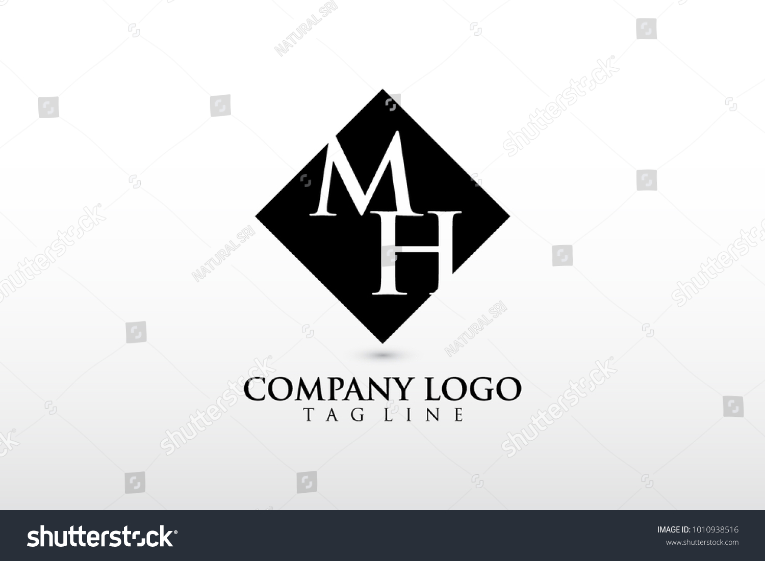 Mh Logo Vector Black Color: เวกเตอร์สต็อก (ปลอดค่าลิขสิทธิ์) 1010938516 ...