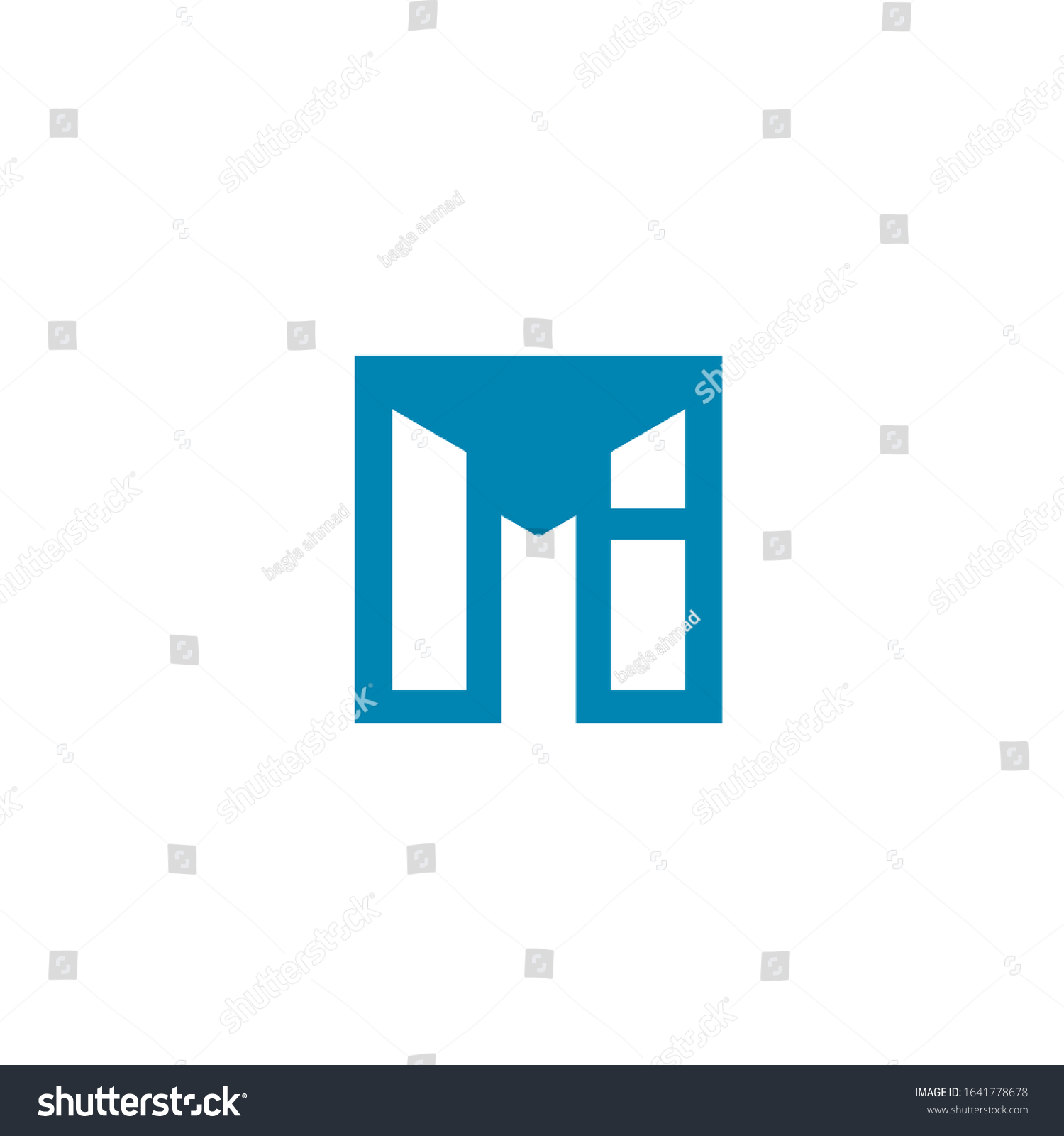 Mi Logo Design Vector Sign Template Stock Vector (Royalty Free ...