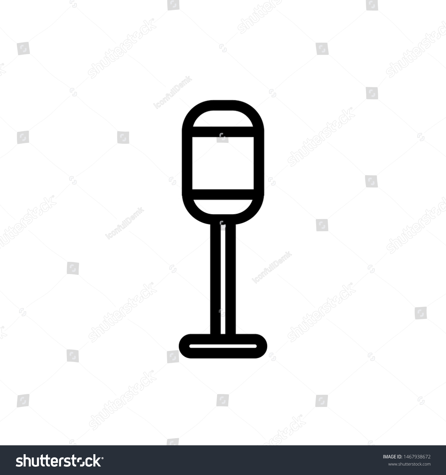 Mic Icon Multimedia Template Logo Design Stock Vector (Royalty Free ...