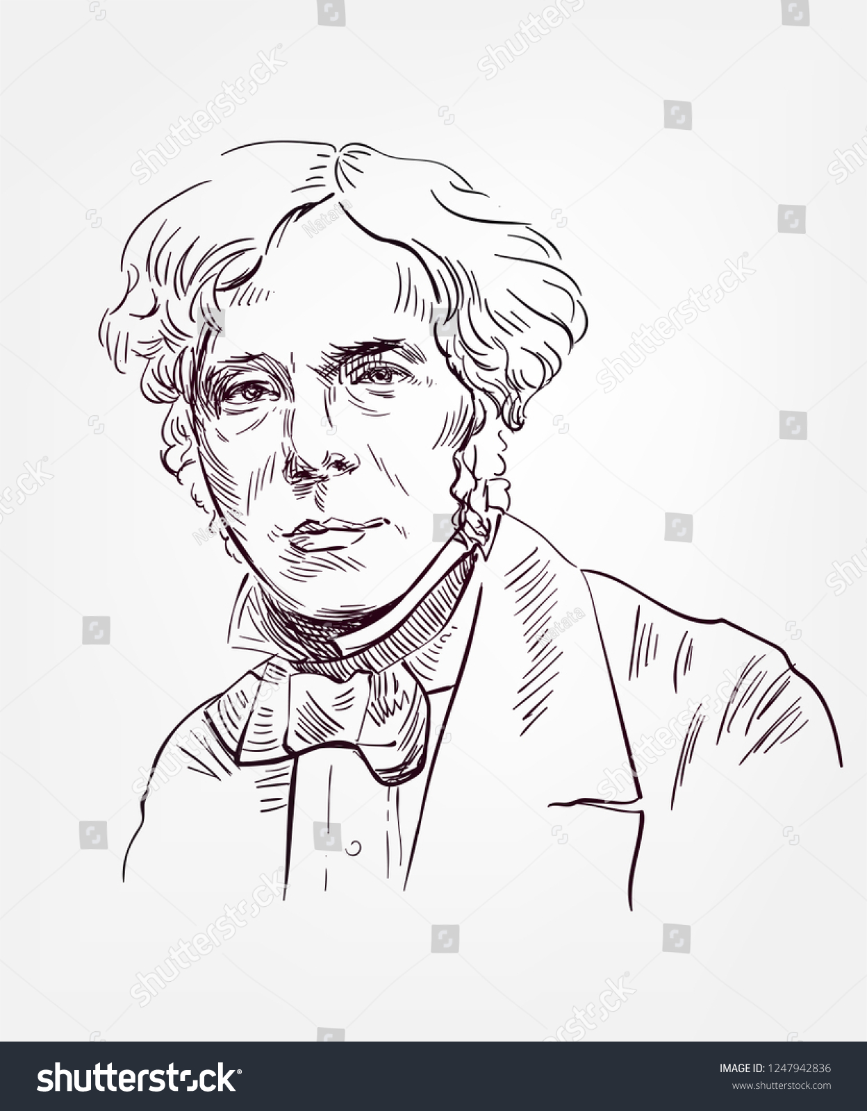 Michael Faraday Vector Sketch Style Portrait Stock Vector (Royalty Free ... Michael Faraday Vector Sketch Style Portrait Stock Vector (Royalty Free ...